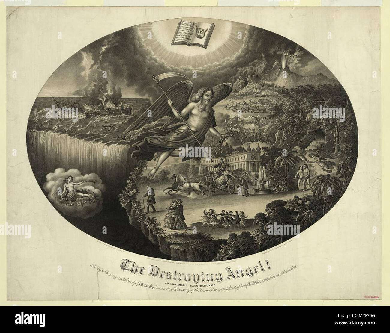 An image of 'The Destroying Angel', a work designed by P.K. Post Jr ...