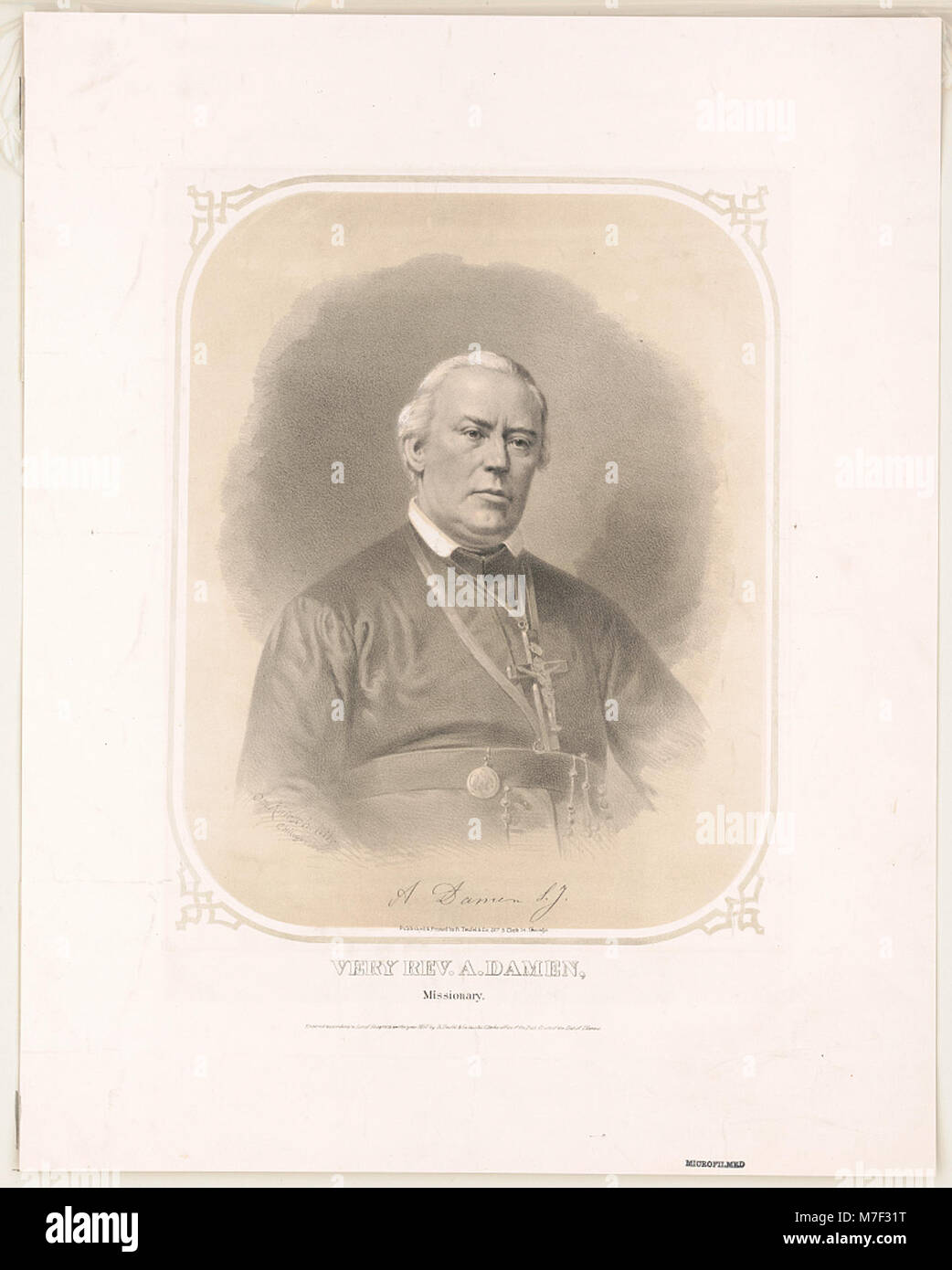 The Very Reverend A. Damen was a missionary known for his religious ...