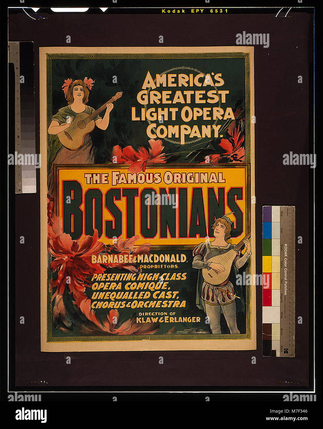 A historical image featuring the famous original Bostonians, America's ...