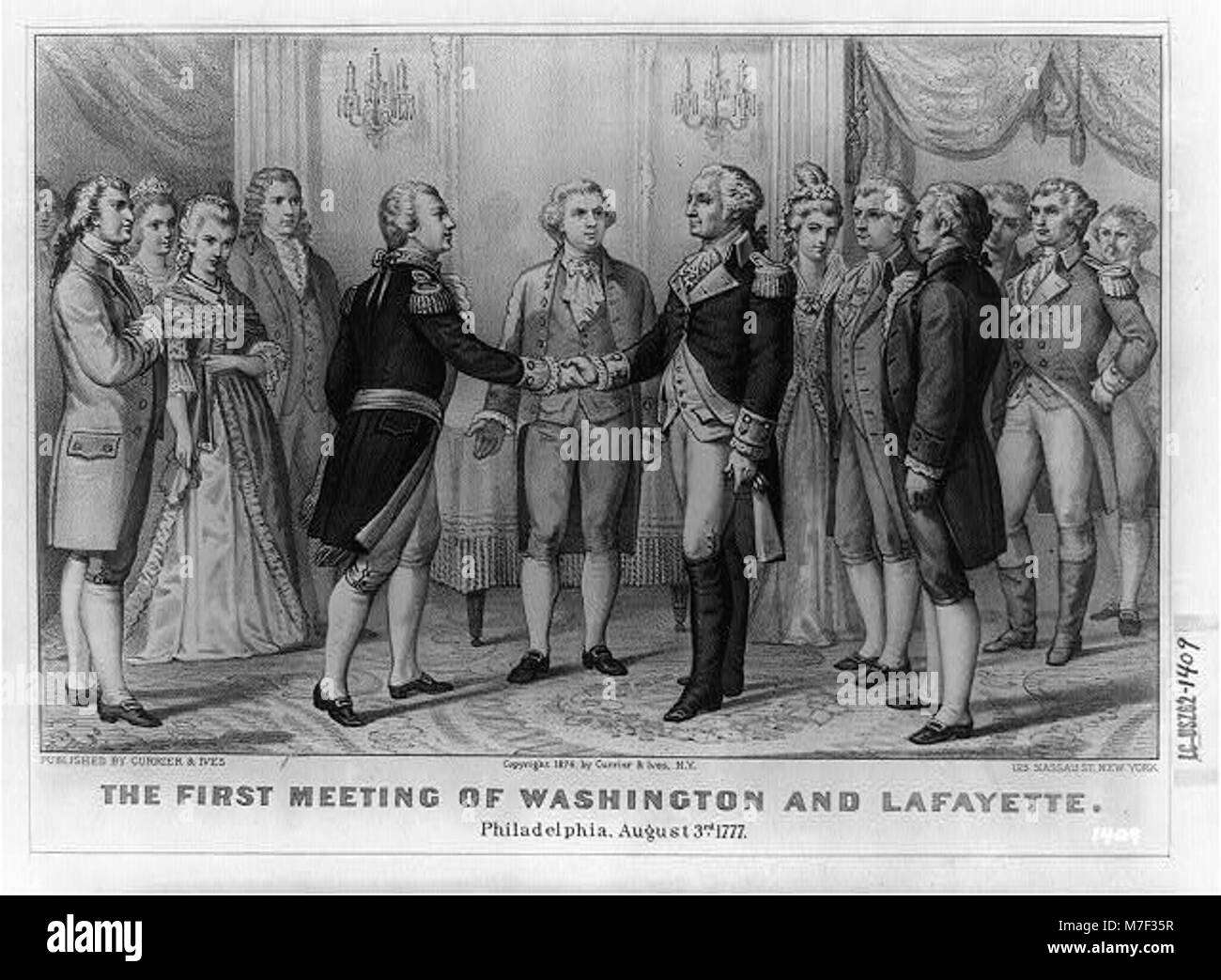 1777 washington Black and White Stock Photos & Images - Alamy