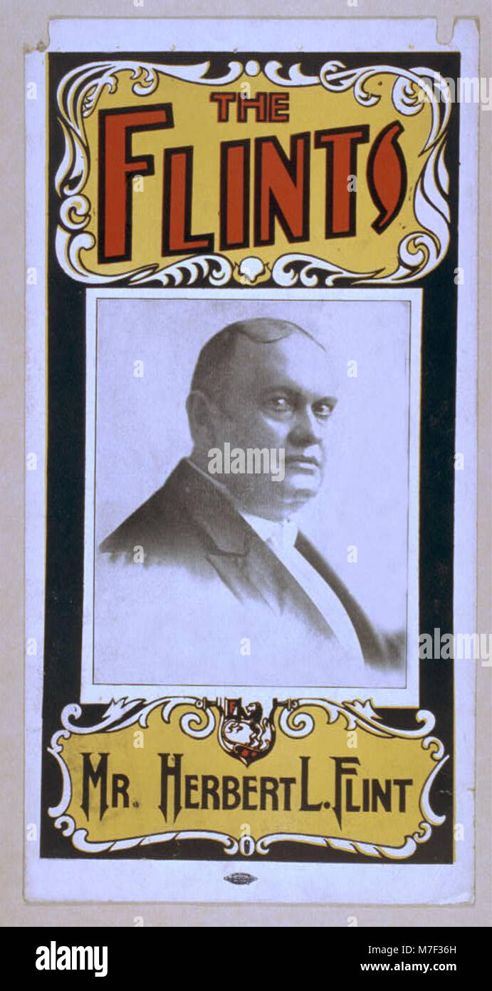A historical portrait of The Flints, likely a family or group from the ...