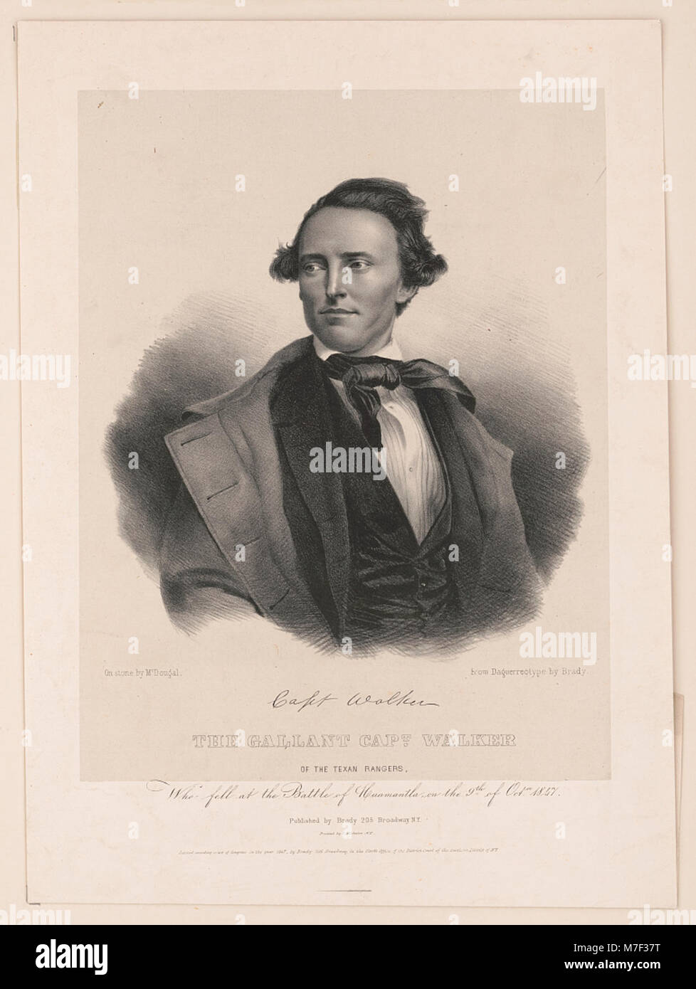 Captain Walker of the Texan Rangers was killed at the Battle of ...