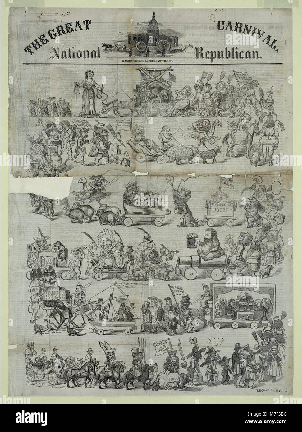 An image capturing the lively atmosphere of a great carnival, filled ...