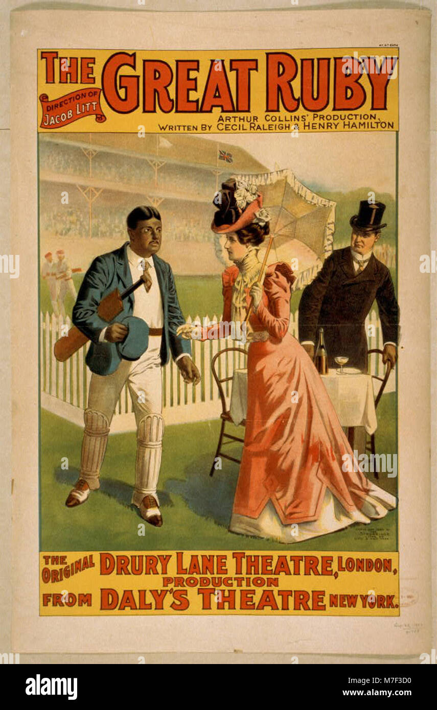 This work, titled 'The Great Ruby,' was written by Cecil Raleigh and ...