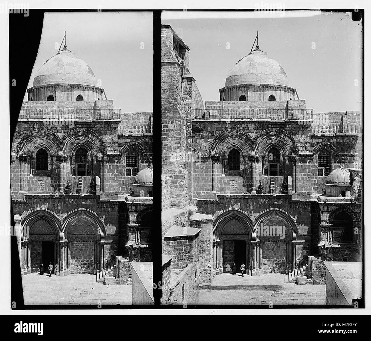 The Holy Sepulchre Church in Jerusalem, with its Crusader-era façade ...