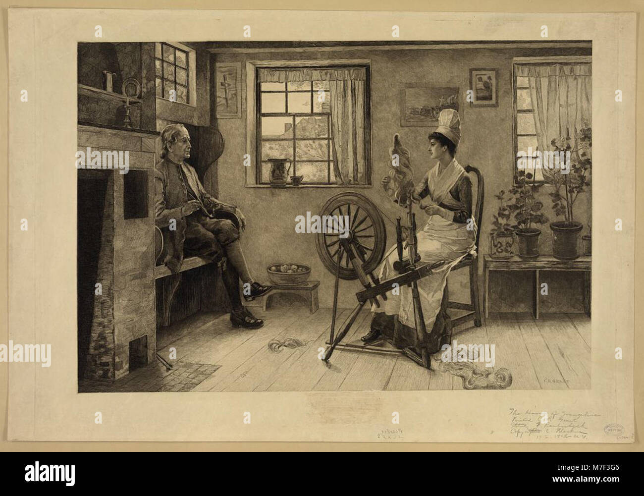 An image depicting the home of Evangeline, the central character from ...