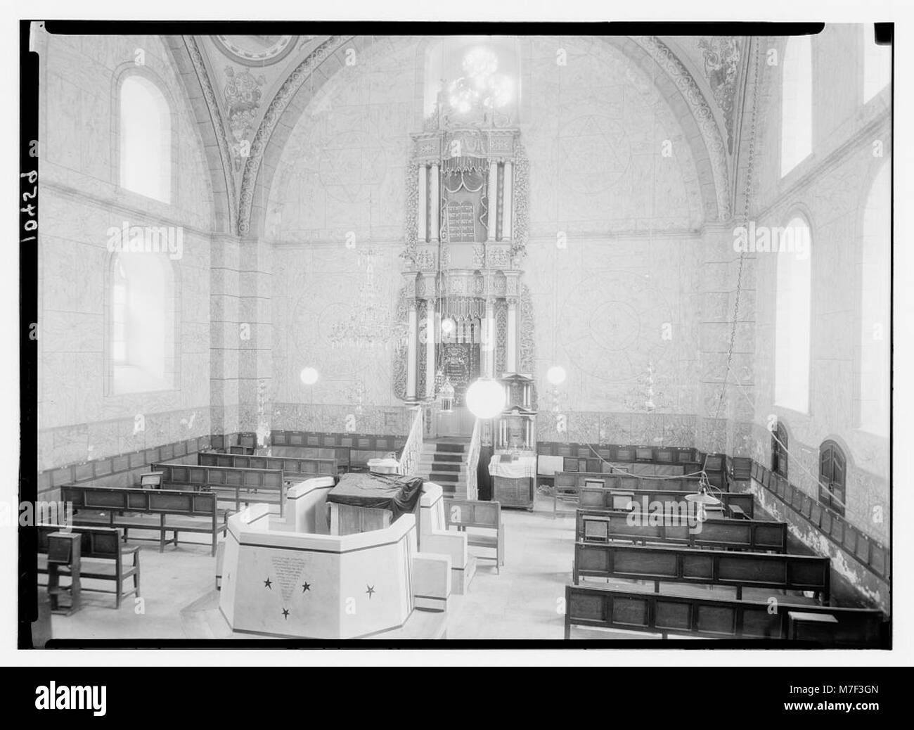 The Hurva Synagogue, located in the Old City of Jerusalem, an important ...