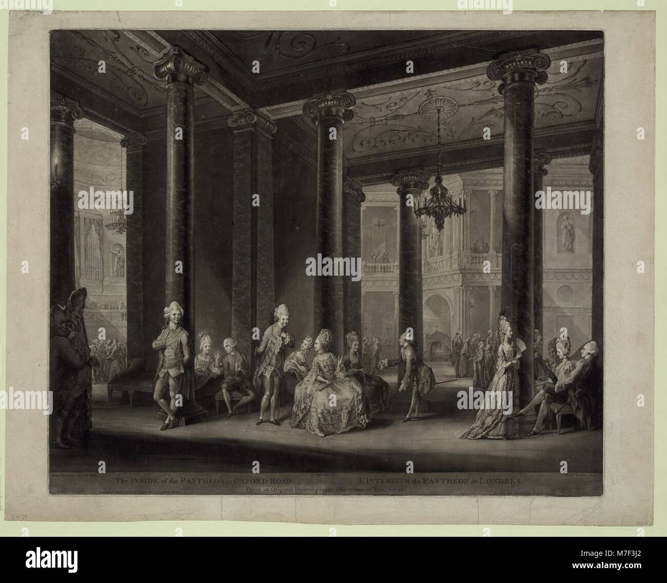 The interior of the Pantheon on Oxford Road is depicted in this ...