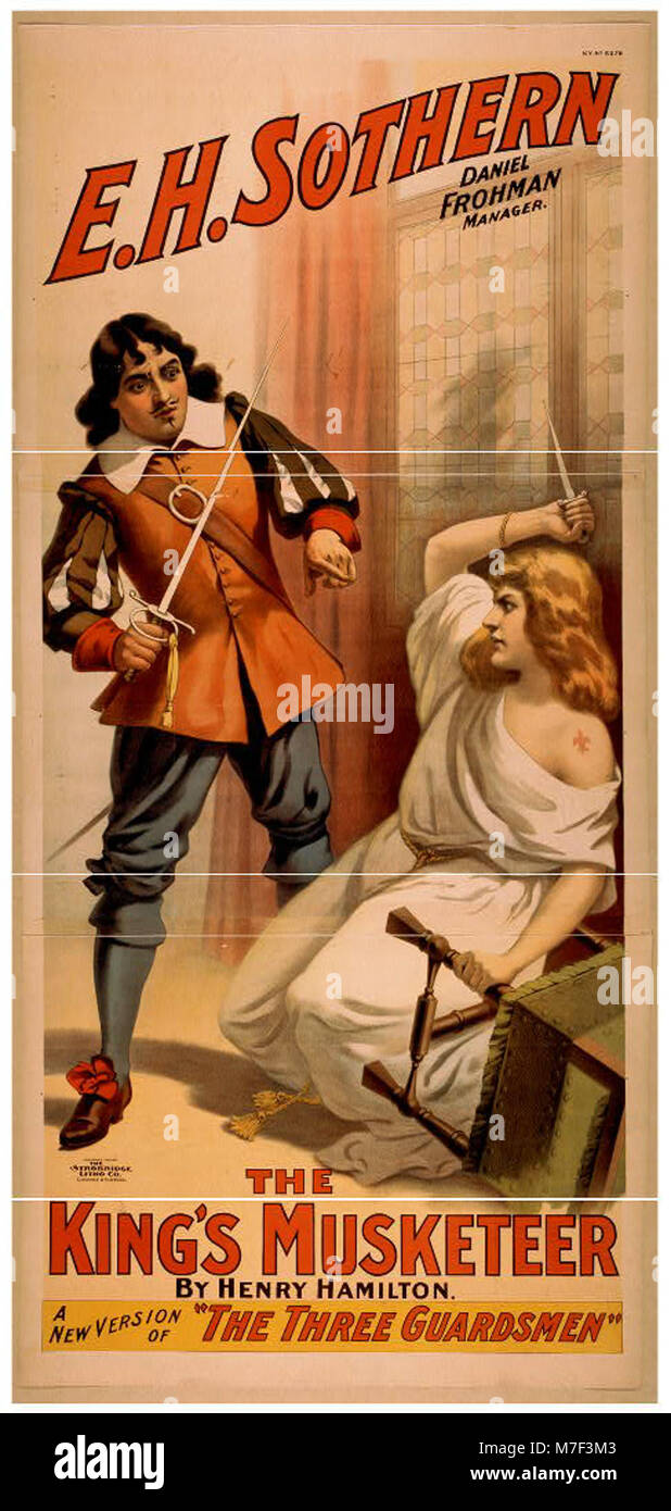 This image represents a new version of 'The Three Guardsmen,' titled ...