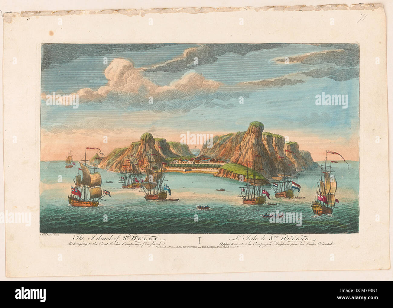 A scenic view of St. Helen Island, located in the St. Lawrence River ...