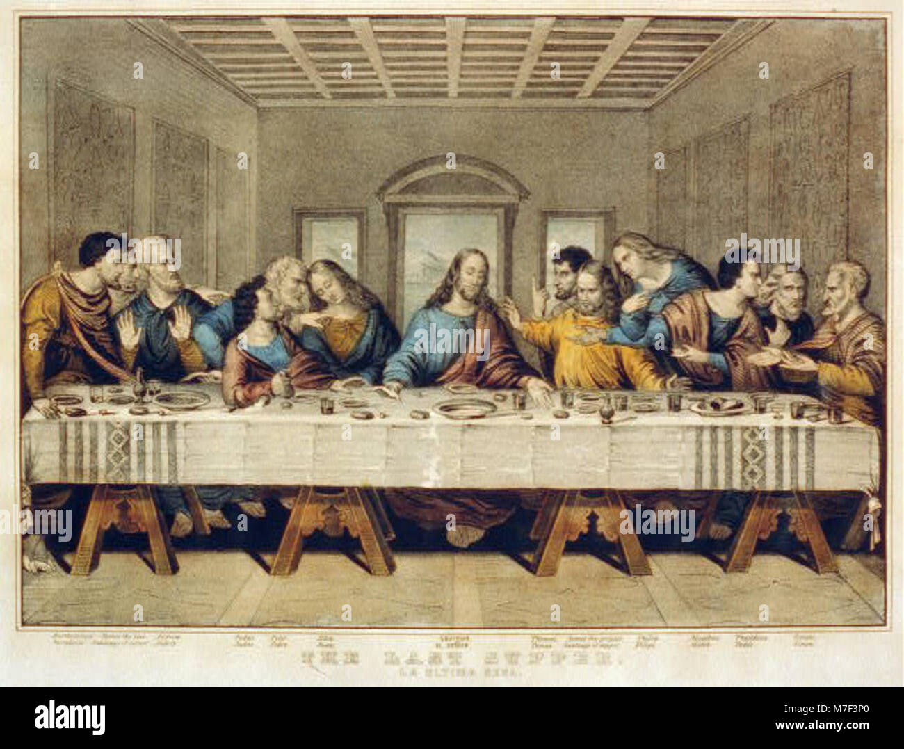 'The Last Supper' is a famous religious painting depicting the final ...