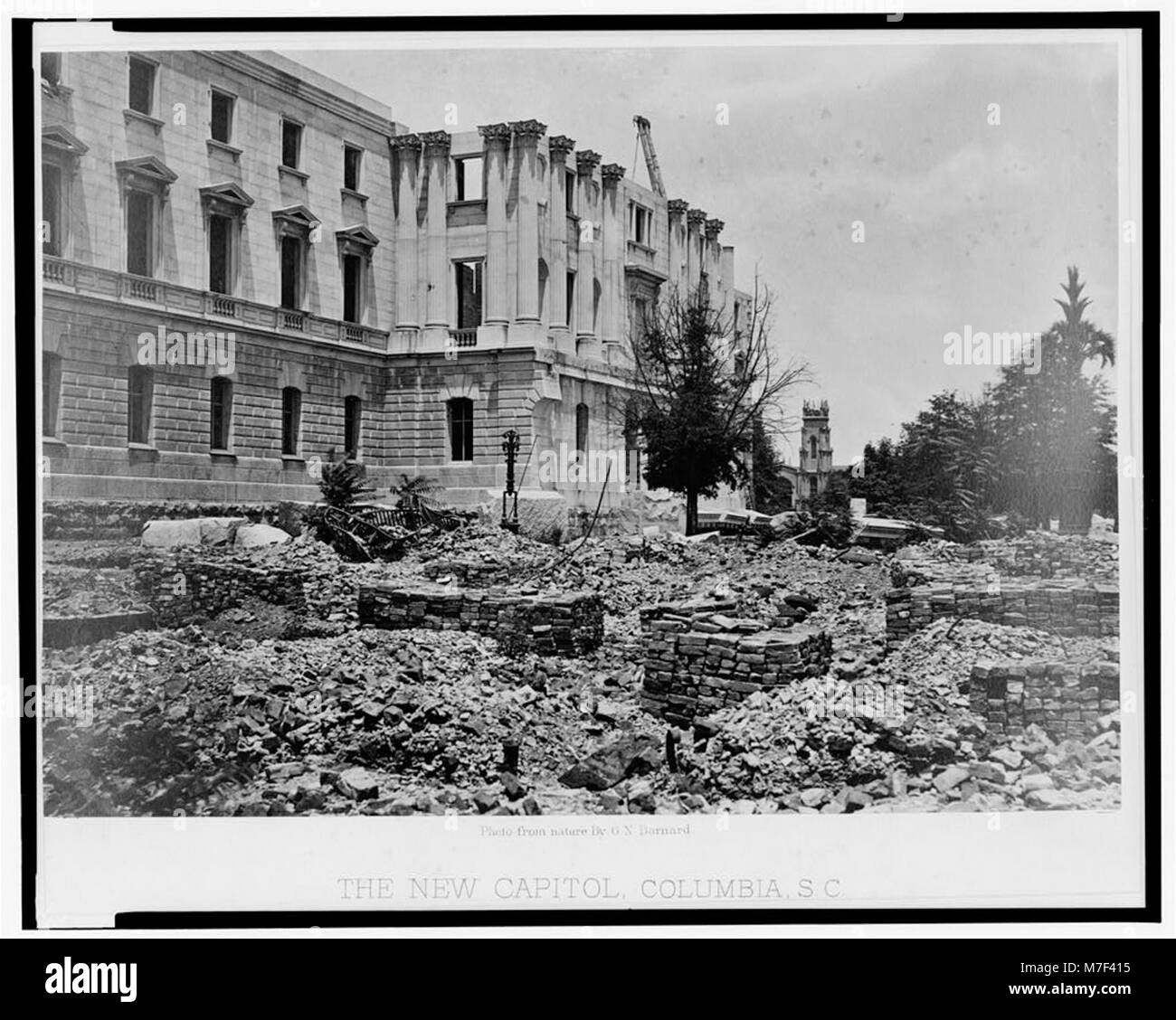 Photograph of the new Capitol building in Columbia, South Carolina ...