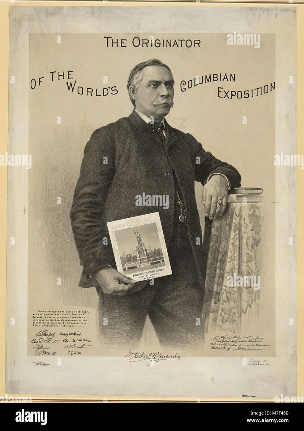 A historical portrait of the originator of the World's Columbian ...