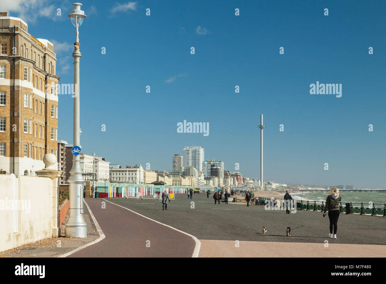 Brighton seafront bike hi-res stock photography and images - Alamy