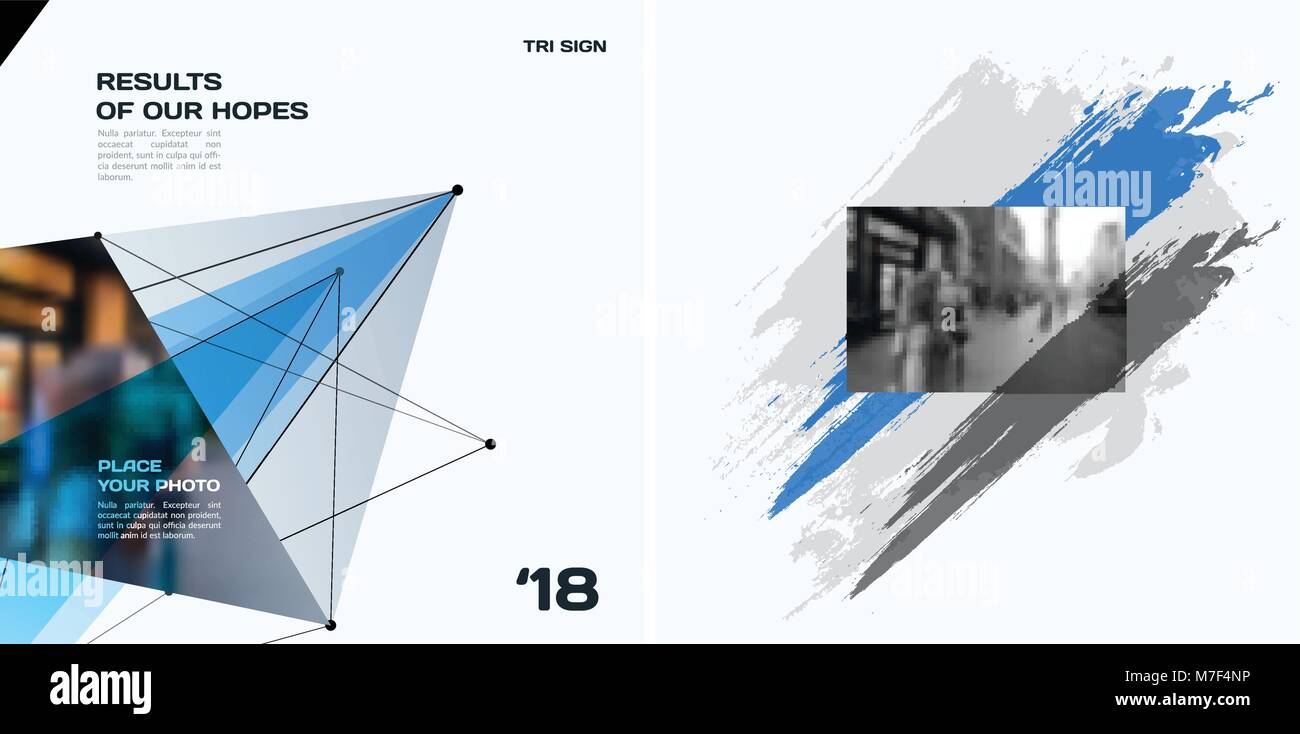 Set of abstract vector design elements for graphic template Stock ...