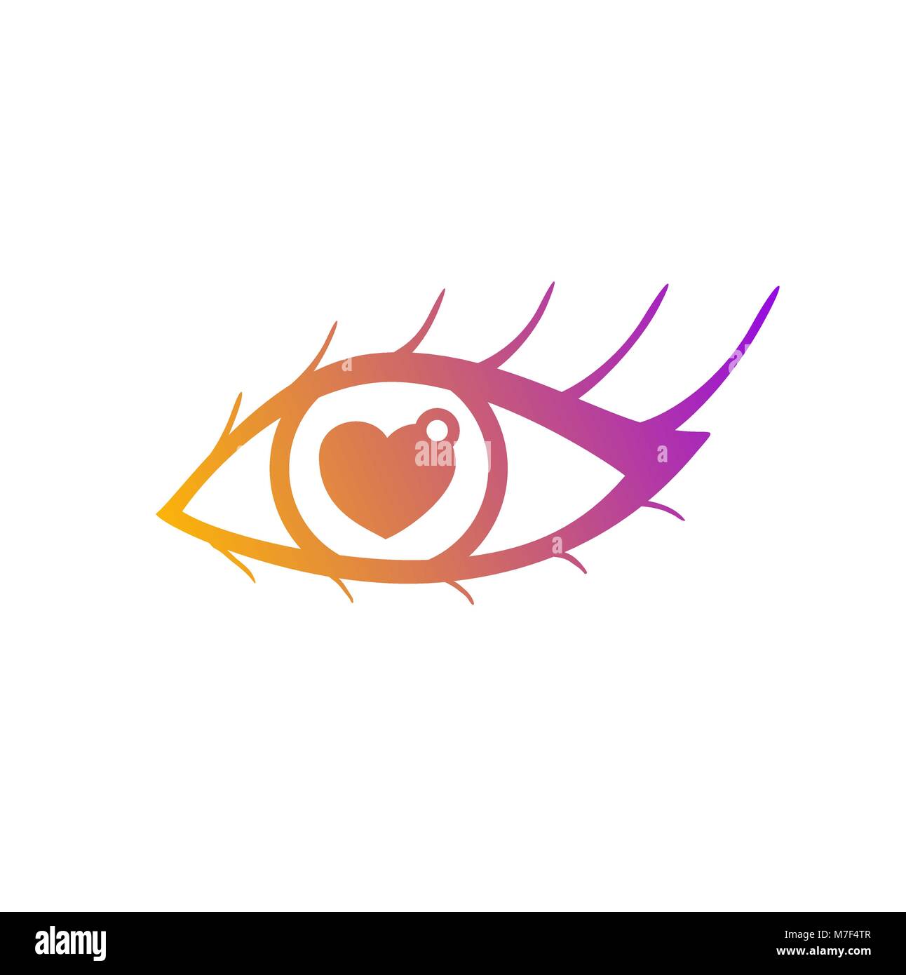 Eye heart pupil hi-res stock photography and images - Alamy