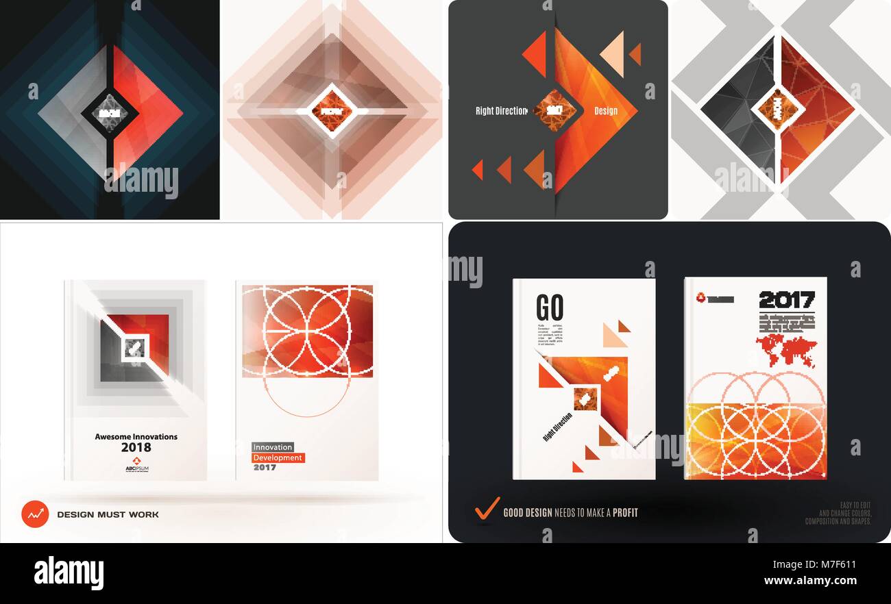 Abstract vector design elements for graphic layout Stock Vector Image ...