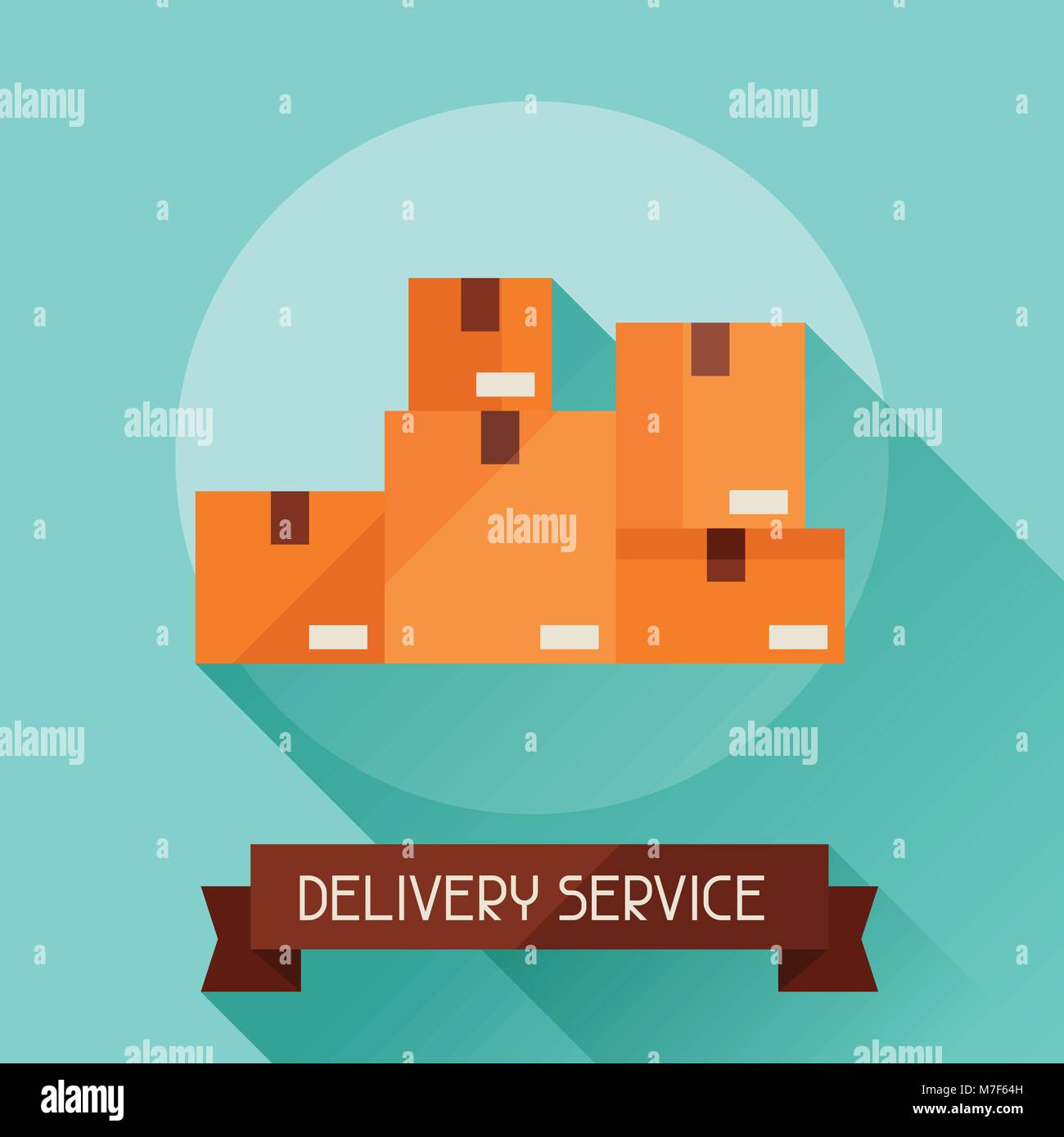 Delivery service poster hi-res stock photography and images - Alamy