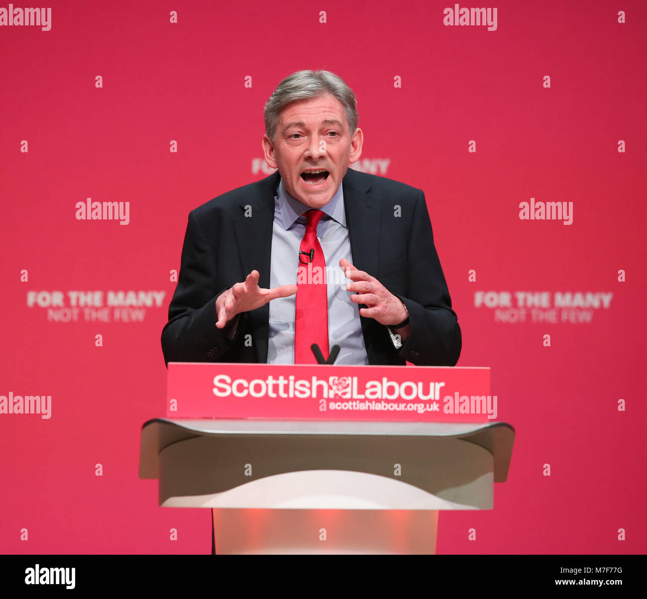 Scottish Labour leader Richard Leonard speaking during the Scottish ...