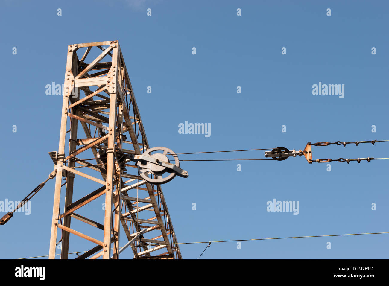 Railway electric transmission lines hi-res stock photography and images ...