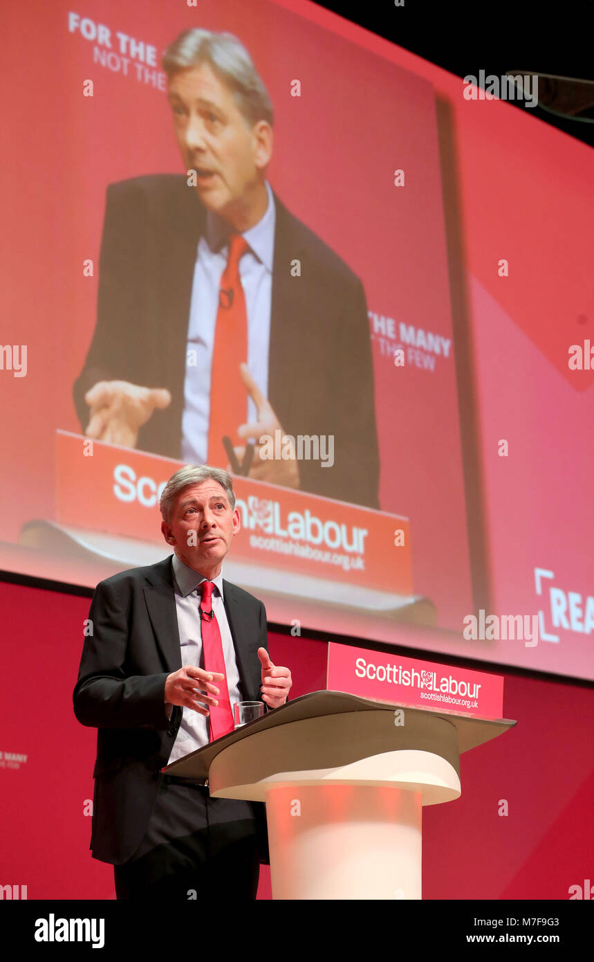Scottish Labour leader Richard Leonard speaking during the Scottish ...