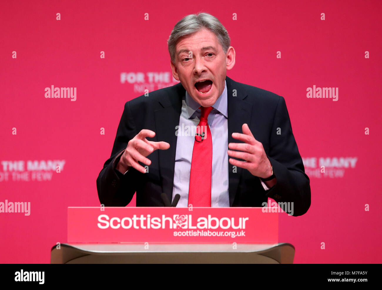 Scottish Labour leader Richard Leonard speaking during the Scottish ...