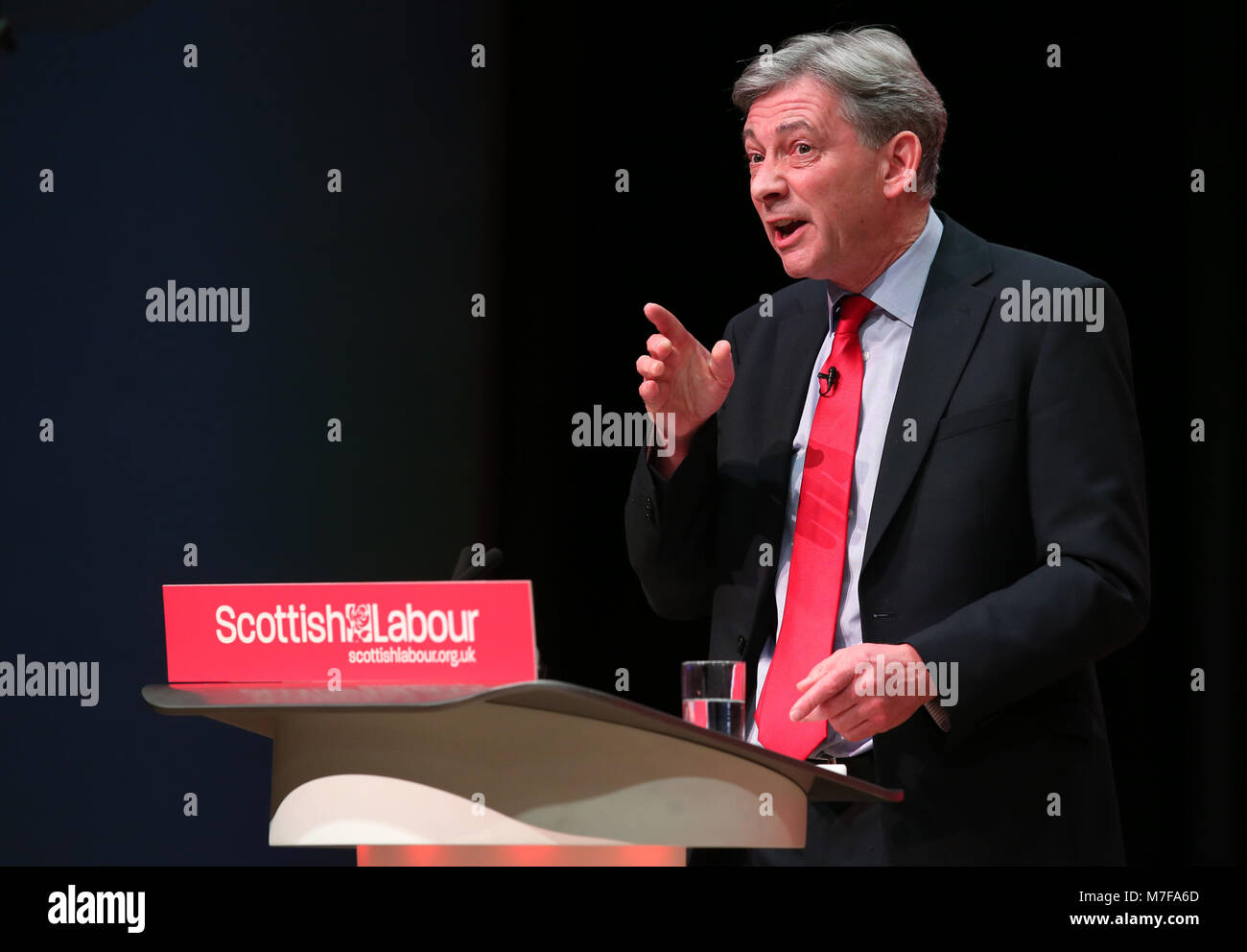 Scottish Labour leader Richard Leonard speaking during the Scottish ...