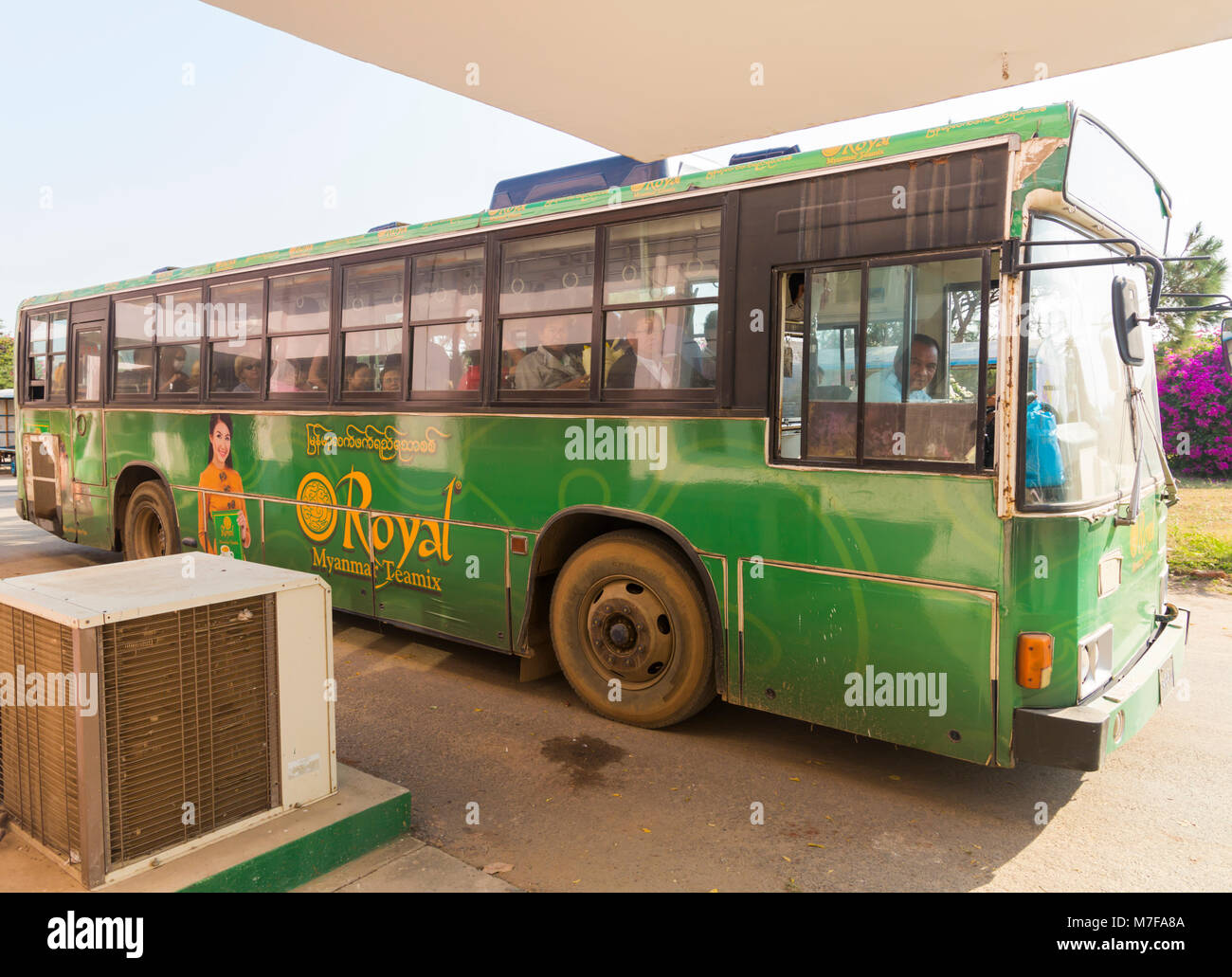 Bagan airport bus hi-res stock photography and images - Alamy