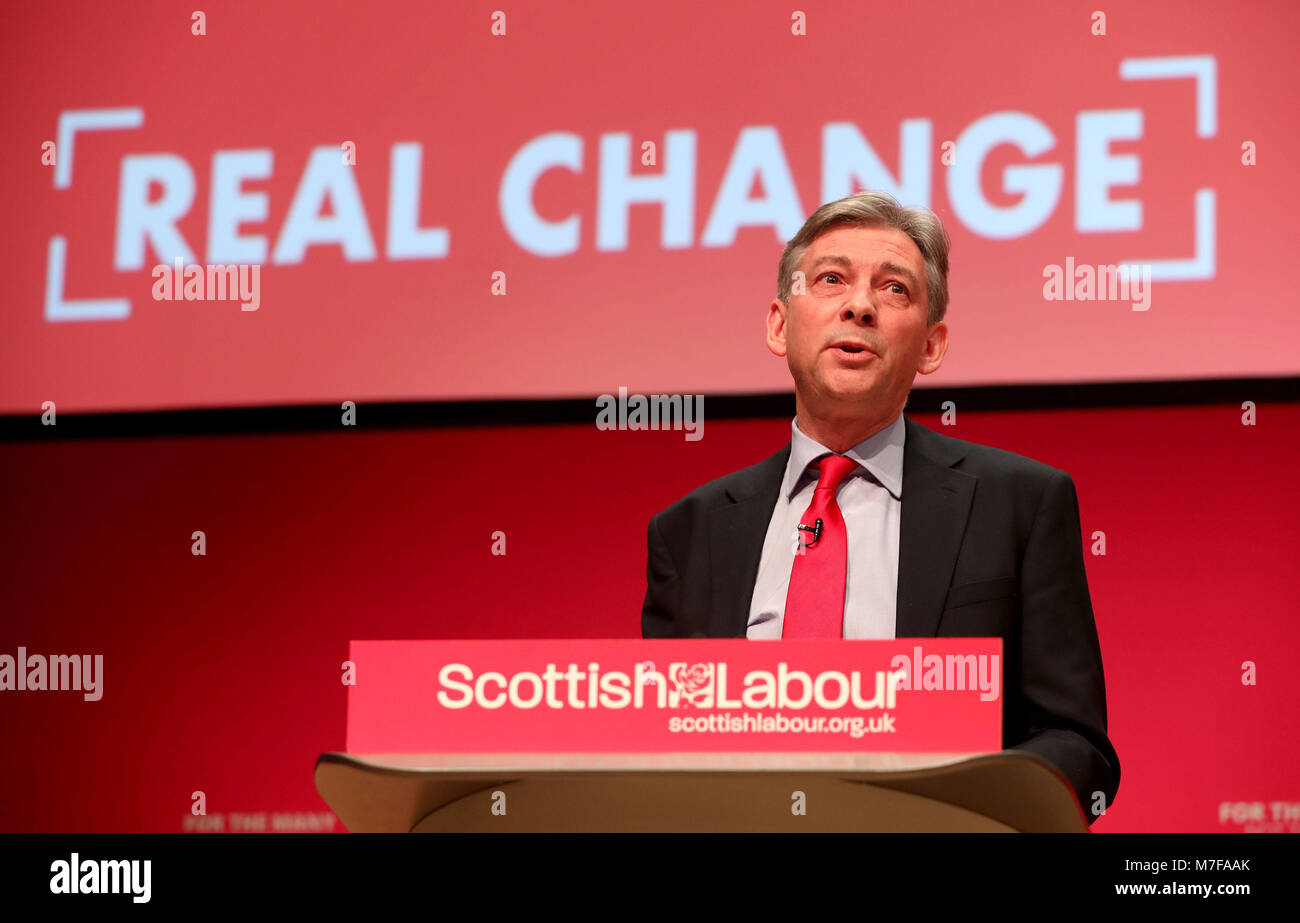 Scottish Labour leader Richard Leonard speaking during the Scottish ...