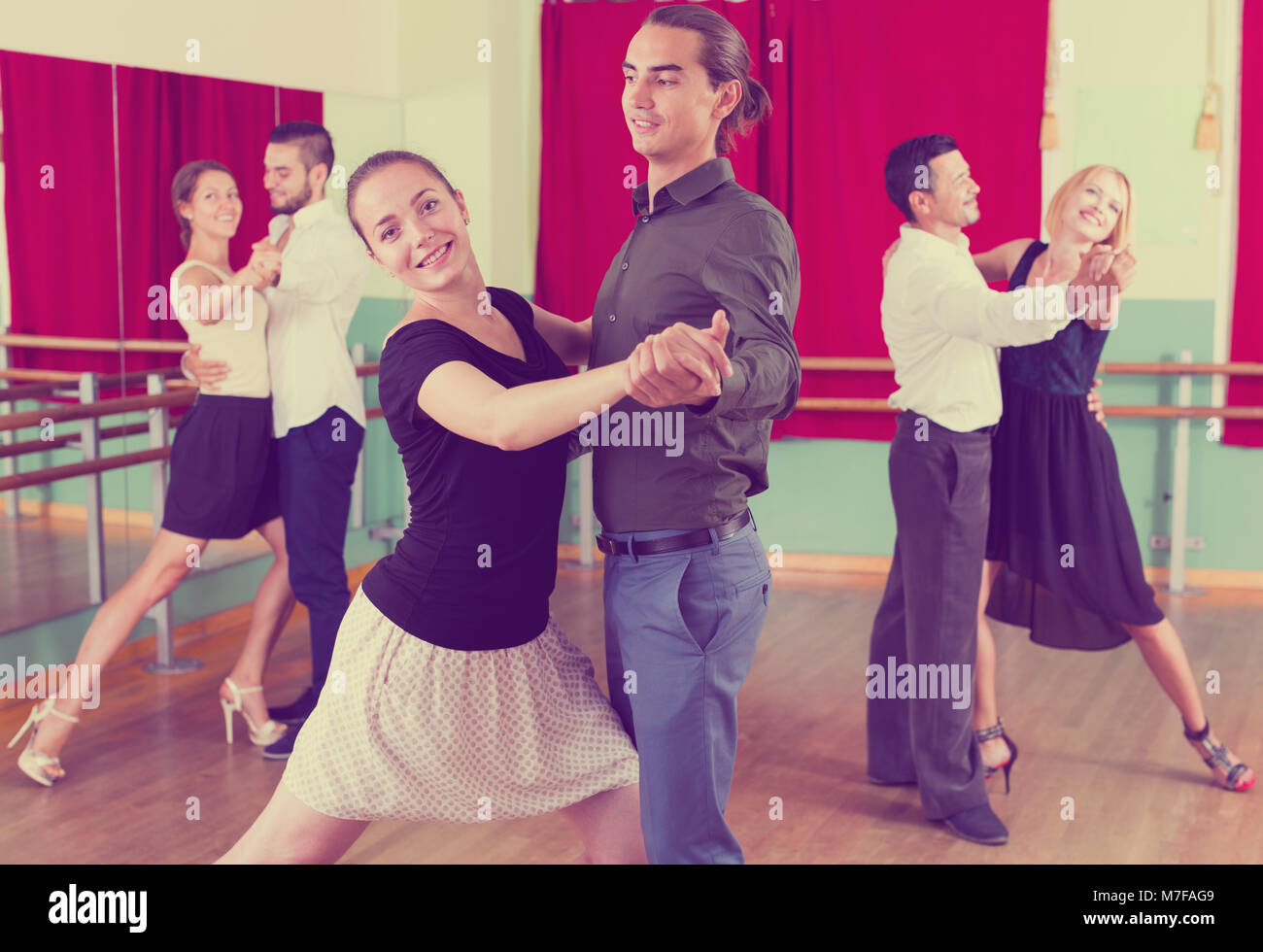 adults people having expressive dancing class in studio Stock Photo - Alamy