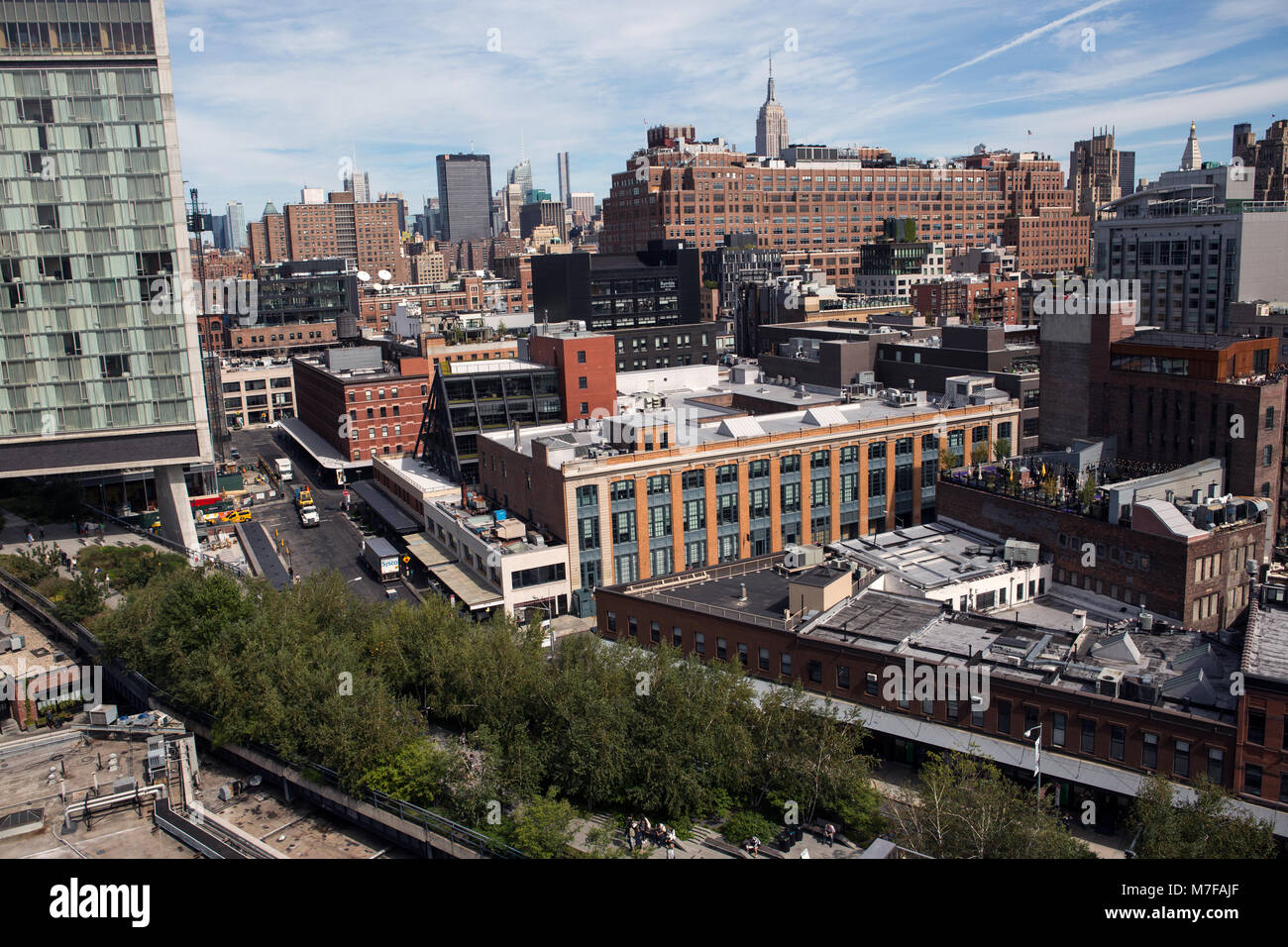 View from the High Line park in Manhattan, New York Stock Photo - Alamy