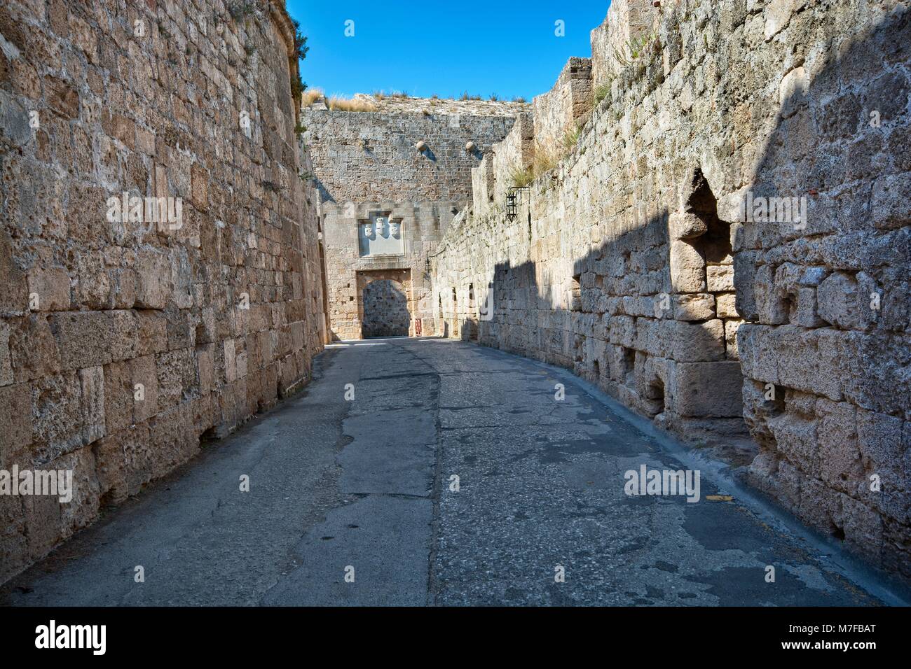 Fortifications of the Old Town of Rhodes - Gate of Saint Athanasios ...