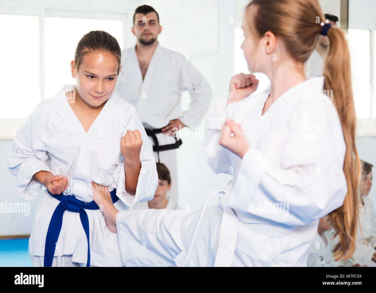 Girls Karate High Resolution Stock Photography and Images - Alamy