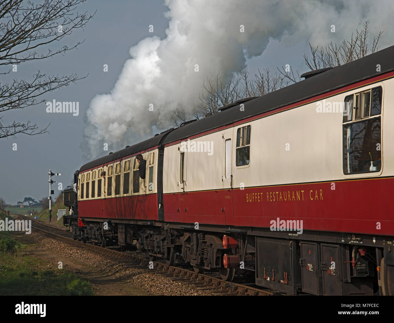 Steam train, North Norfolk Railway Stock Photo - Alamy