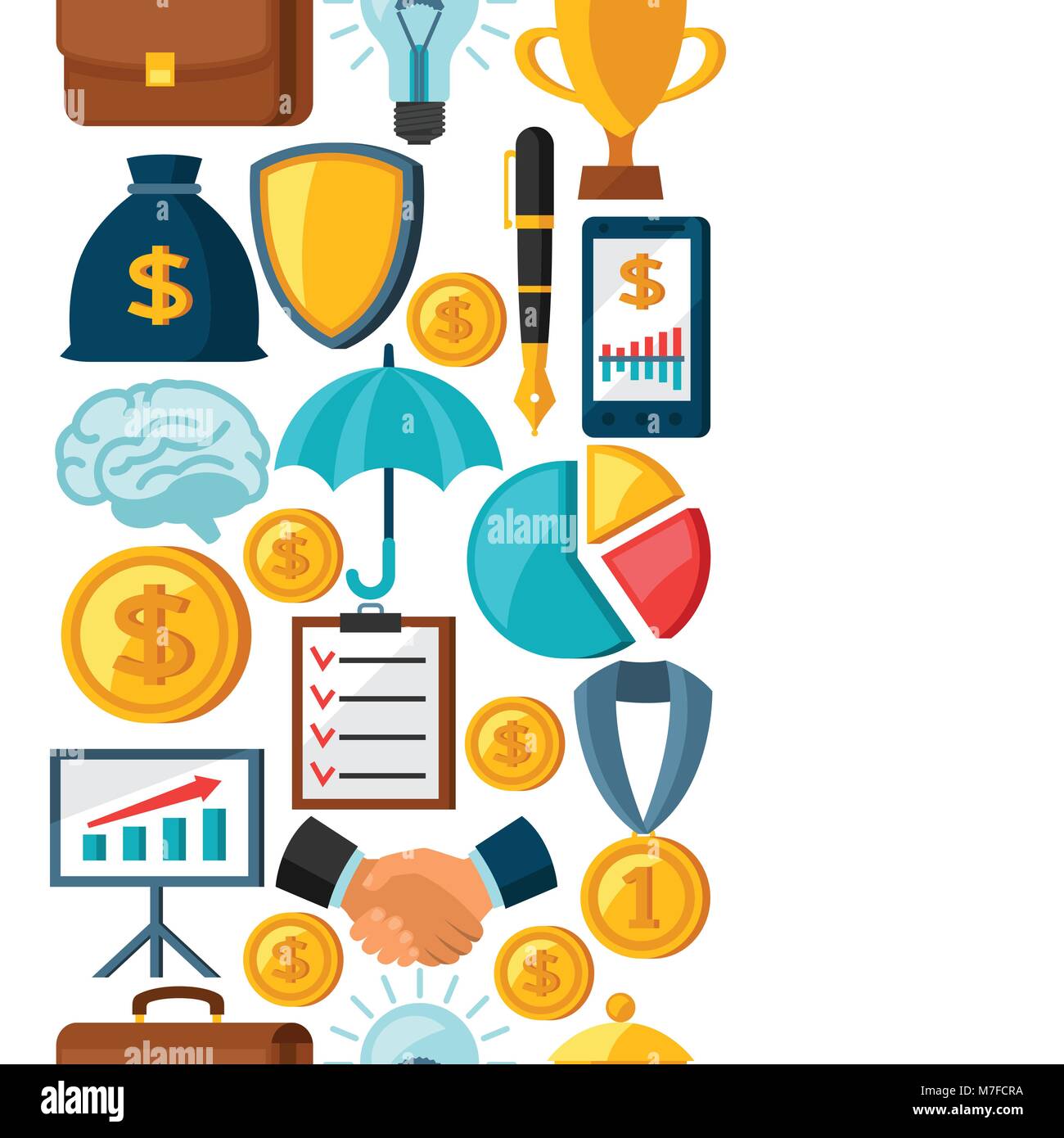 Businessman pattern flat Stock Vector Images - Alamy