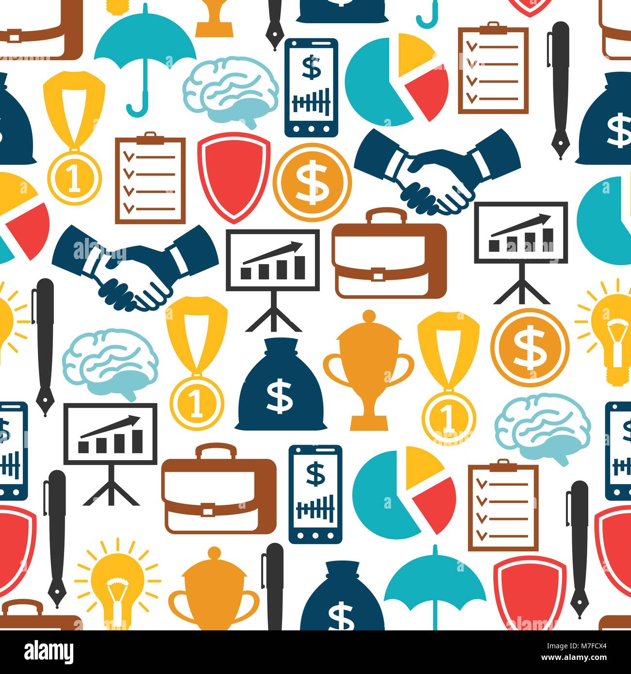 Businessman pattern flat Stock Vector Images - Alamy