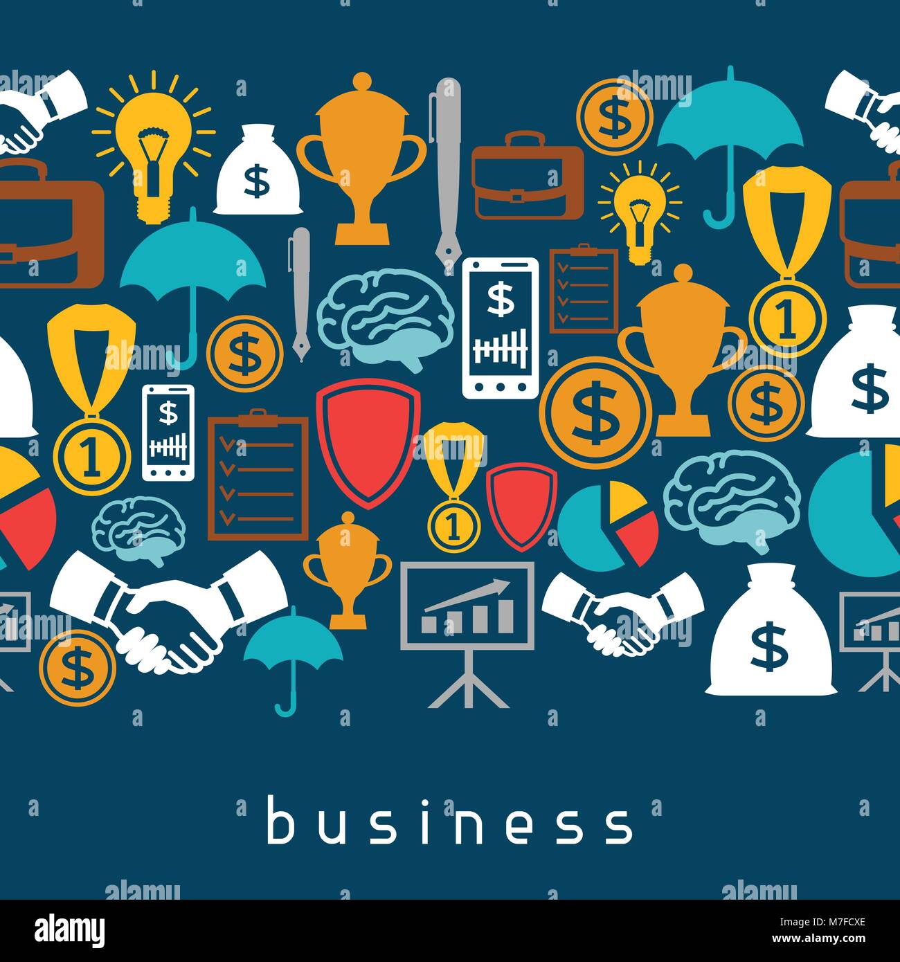 Businessman pattern flat Stock Vector Images - Alamy