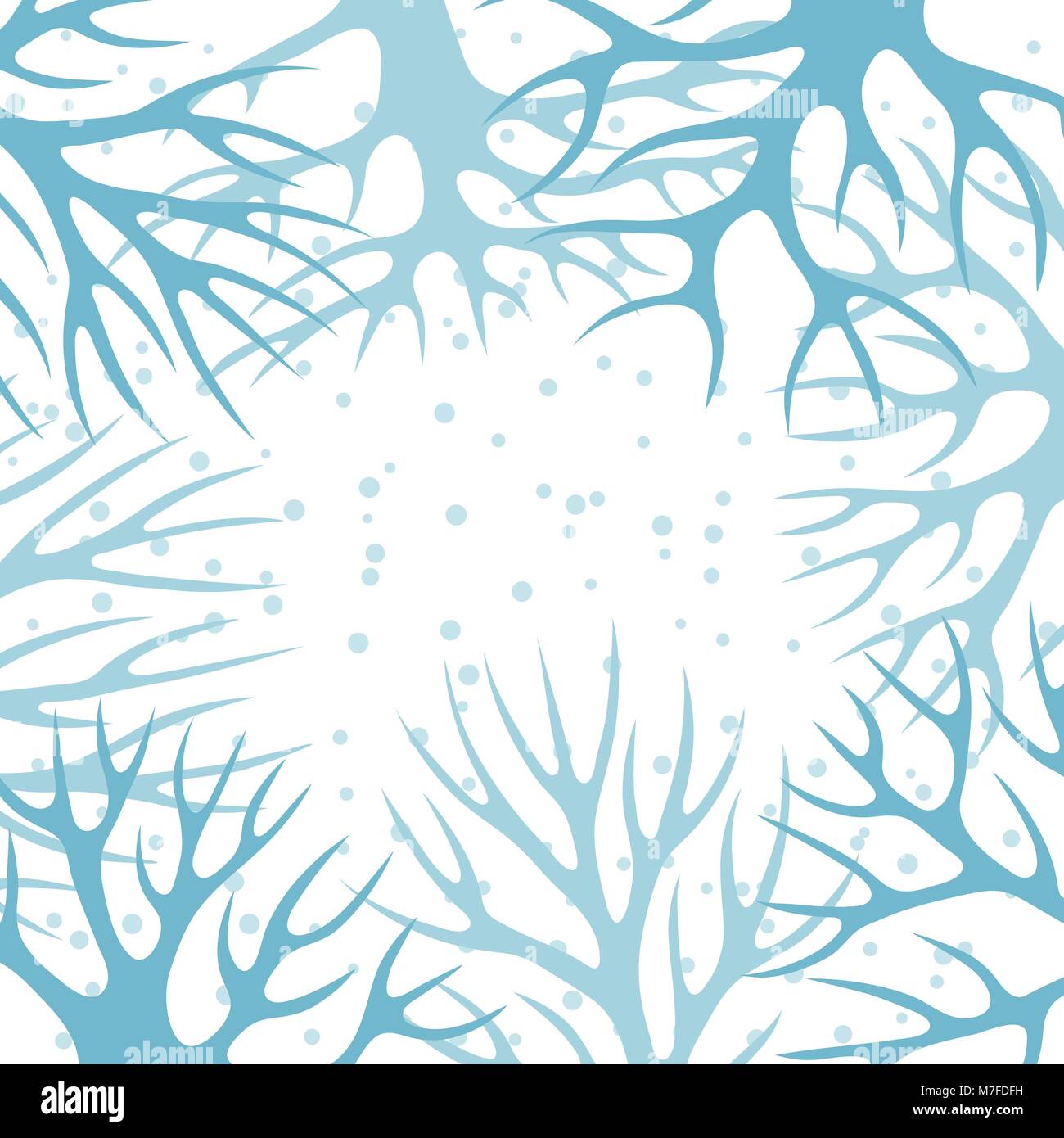 Winter background design with abstract stylized trees Stock Vector ...