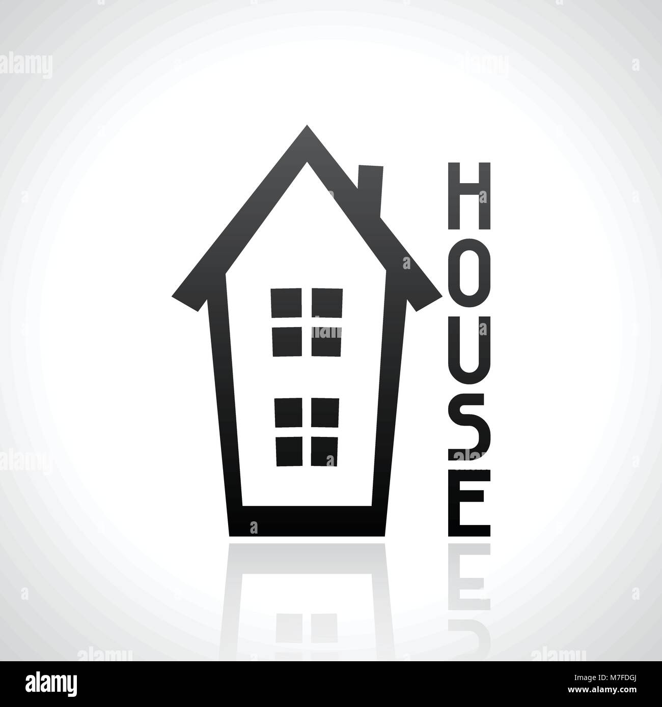 House logo template. Real estate design concept Stock Vector Image ...