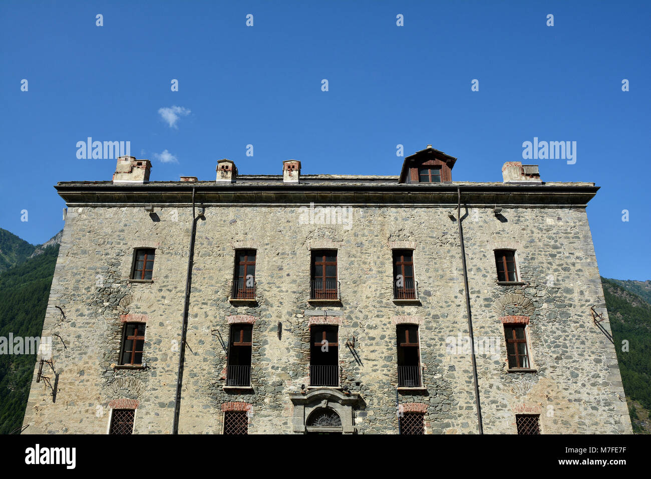 Fenestrelle Fort the biggest alpine fortification in Europe Stock Photo ...