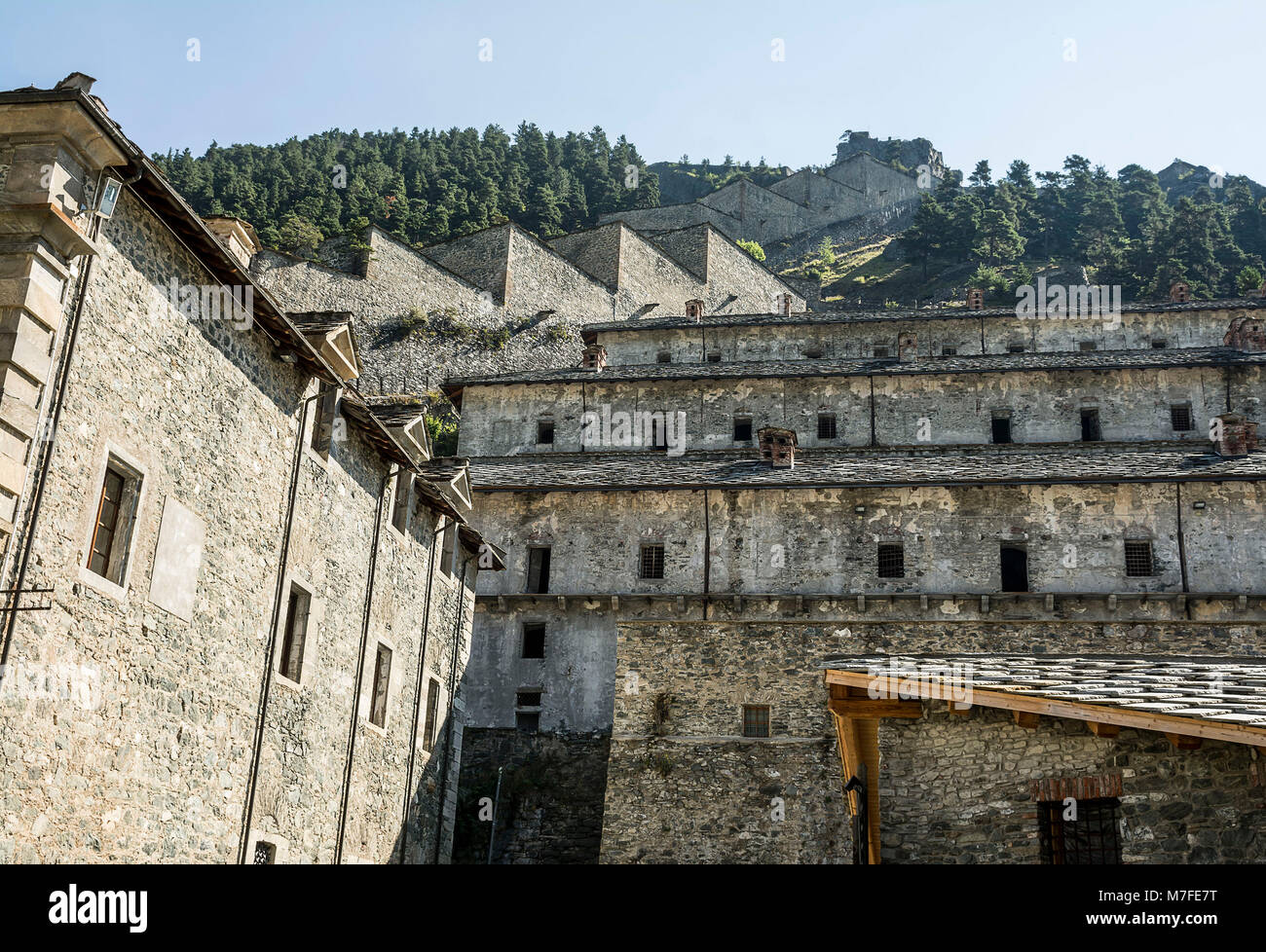 Fenestrelle Fort the biggest alpine fortification in Europe Stock Photo ...