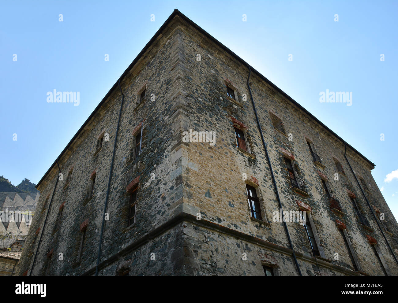 Fenestrelle Fort the biggest alpine fortification in Europe Stock Photo ...