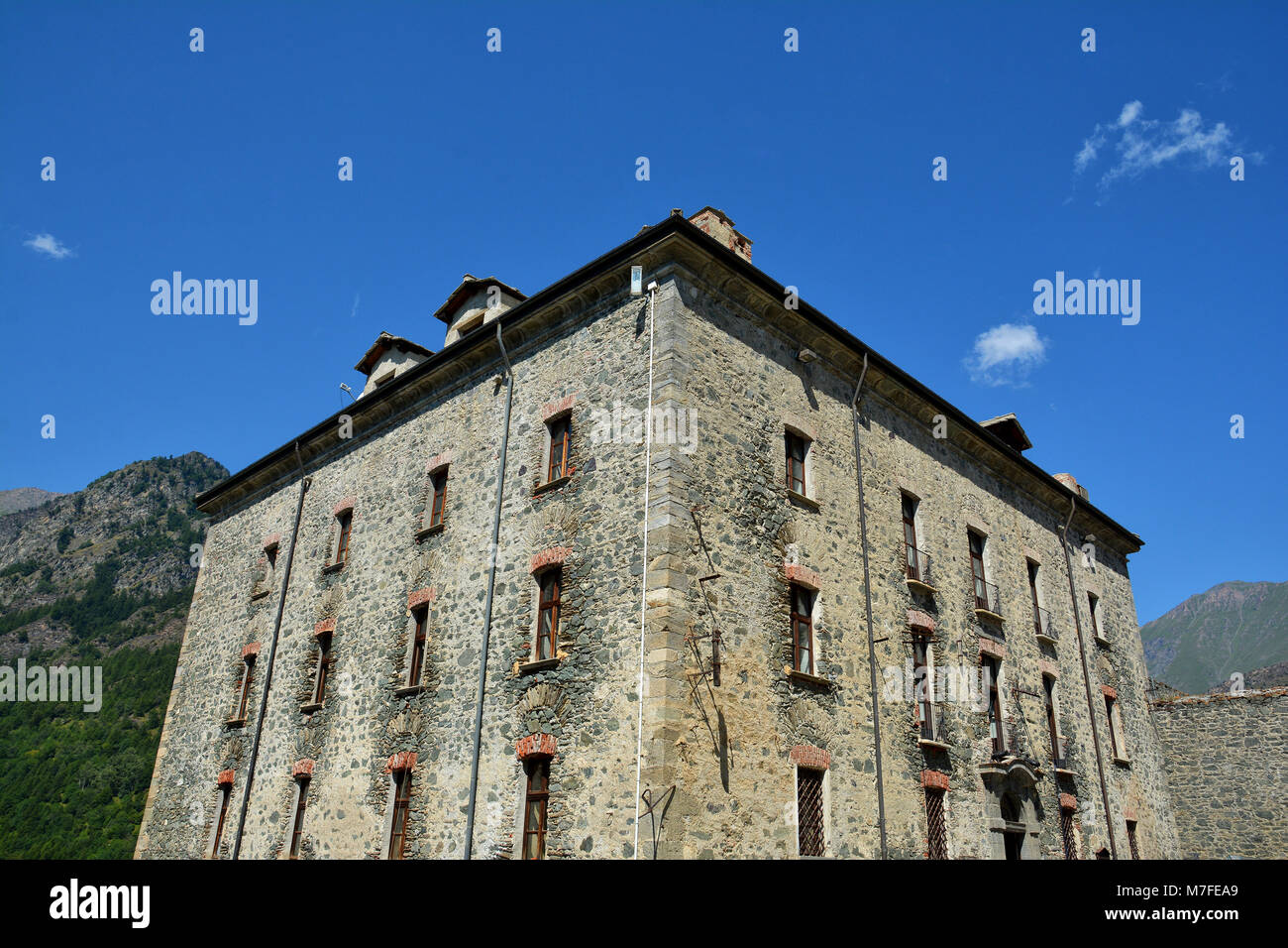 Fenestrelle Fort the biggest alpine fortification in Europe Stock Photo ...