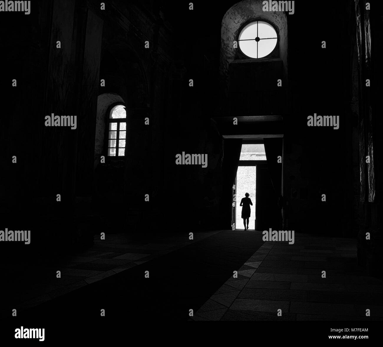 FENESTRELLE, TORINO, ITALY - JULY 22, 2017.Indoor of Fenestrelle Fort ...