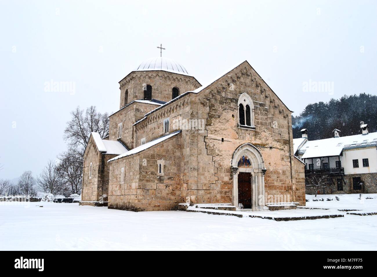 Serbian Orthodox Monastery Stock Photo - Alamy