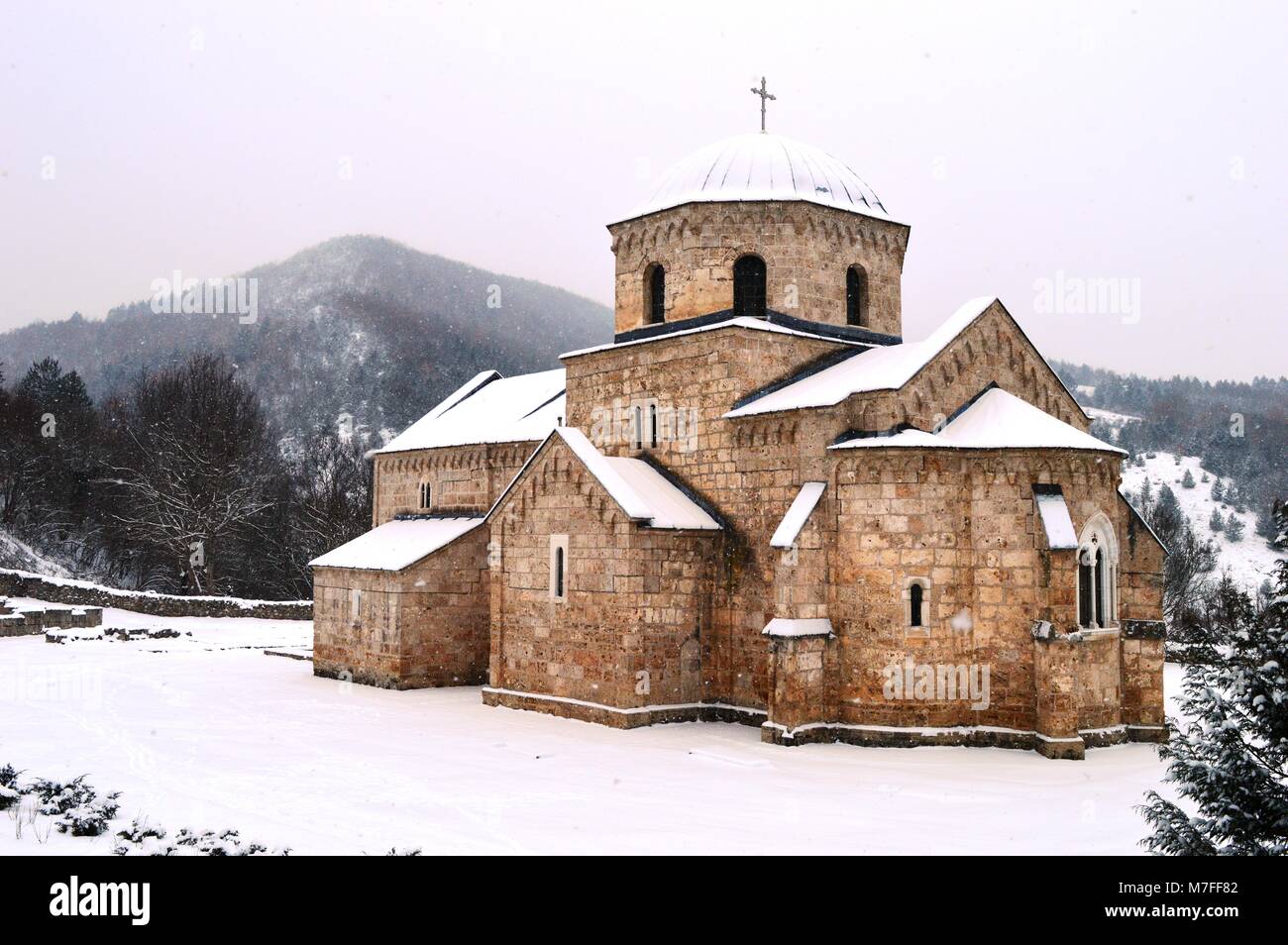 Serbian Orthodox Monastery Stock Photo - Alamy