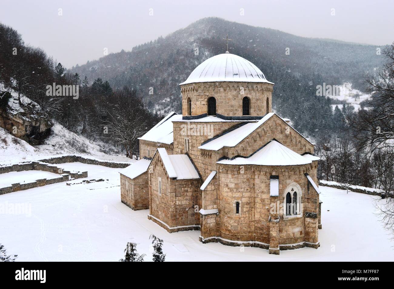 Serbian Orthodox Monastery Stock Photo - Alamy