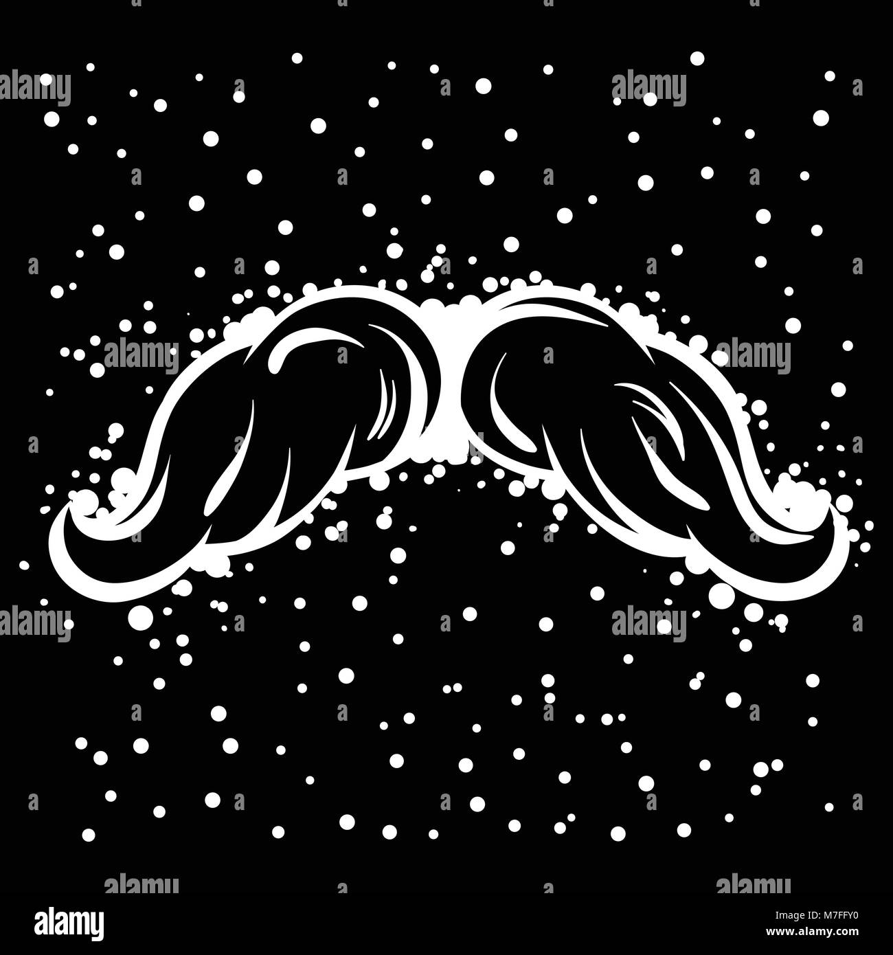 Mustache art Stock Vector Images - Alamy