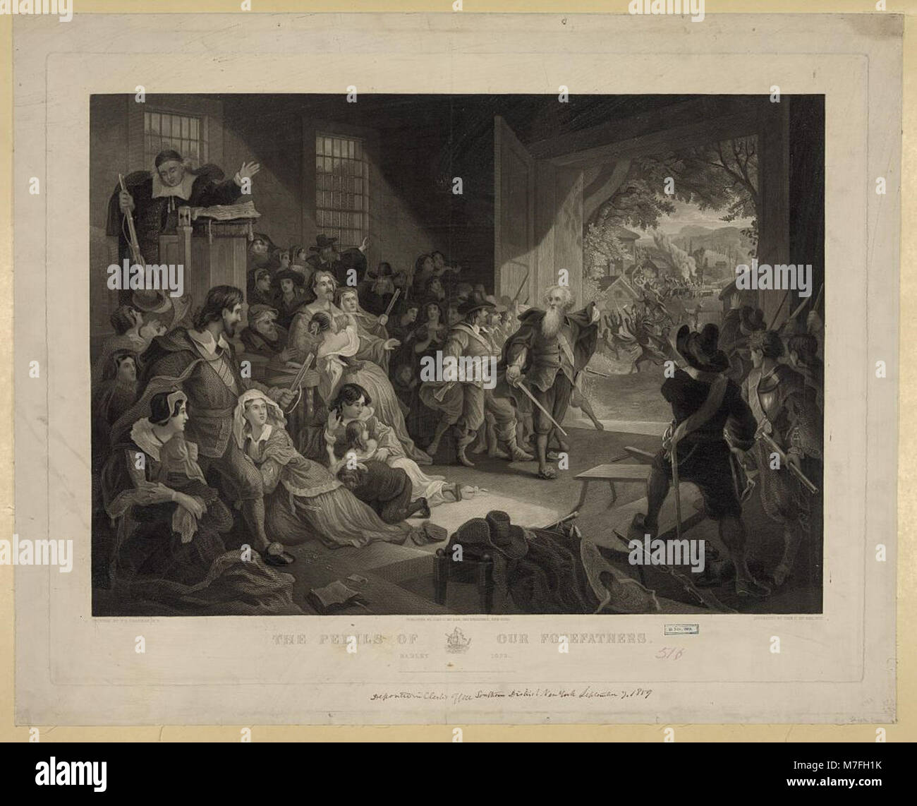 A depiction of the hardships faced by early settlers in America ...
