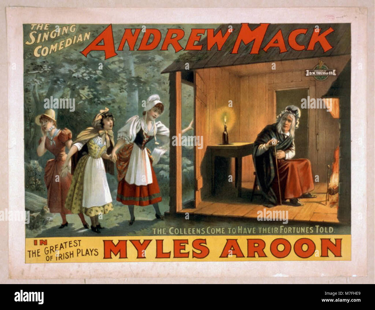 Andrew Mack, a well-known singing comedian, performs in the Irish play ...